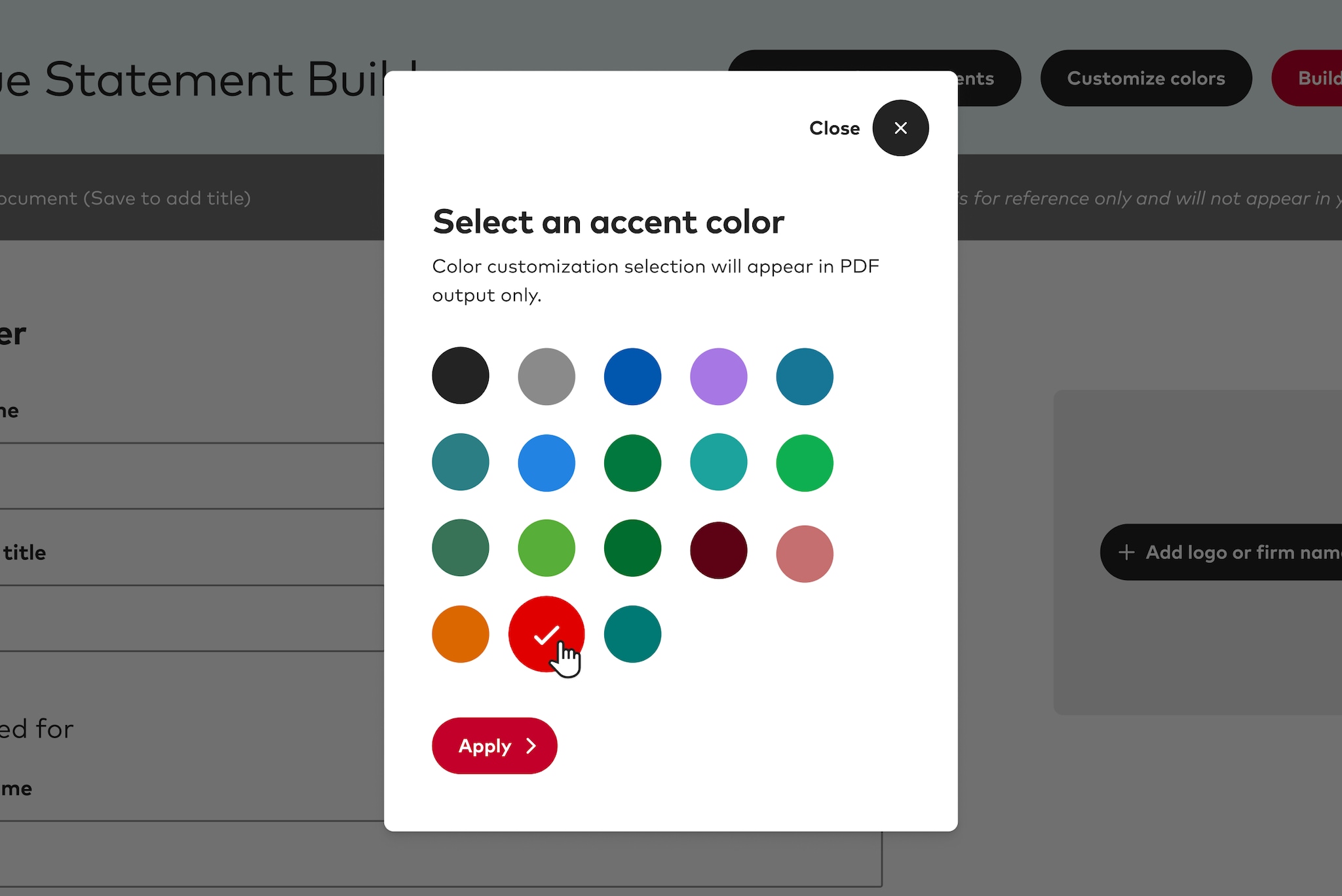Value Statement Builder | Vanguard Advisors